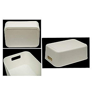 Feiupe Set of 6 Storage Bin Storage Basket Desk Cabinet Organizer