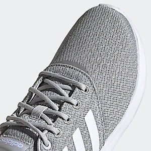 adidas Women's QT Racer 2.0 Running Shoe, Grey/White/Grey, 9
