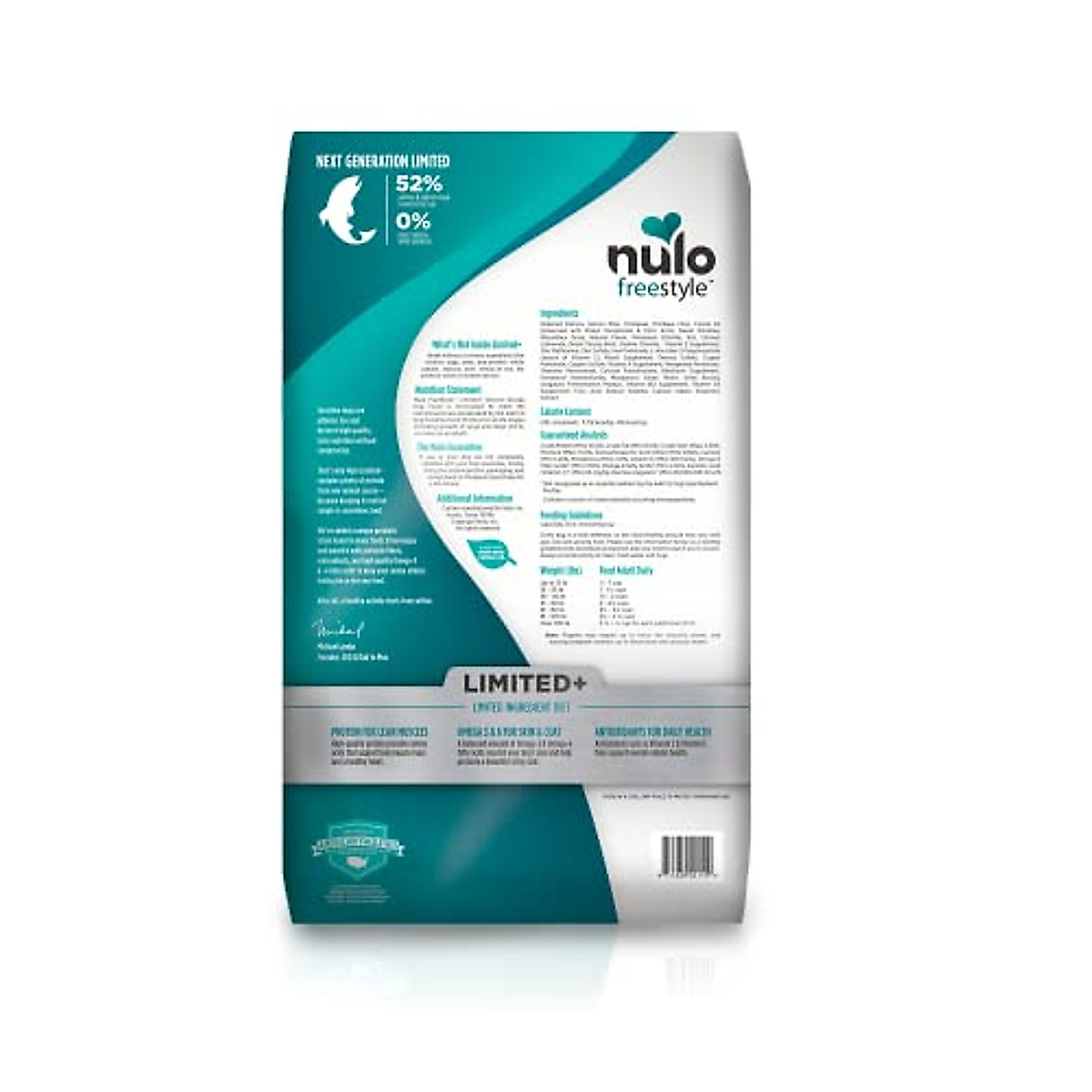 Nulo Freestyle Limited Ingredient All Breed Dog Food, Premium Allergy Friendly Adult & Puppy Grain-Free Dry Kibble Dog Food, Single Animal Protein with BC30 Probiotic for Healthy Digestive Support