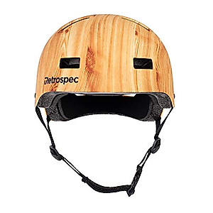 Retrospec cm-1 Bicycle/Skateboard Helmet for Adult Commuter, Bike, Skate , Pine Grain, 51-55 cm / Small