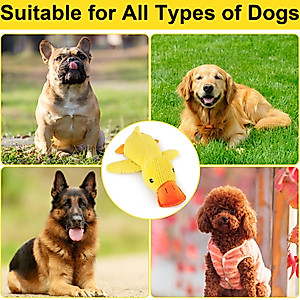 Mellow Dog Calming Duck, 2024 Newest Durable The Mellow Dog Calming Duck Dog Toy,Quack-Quack Duck Dog Toy, Dog Duck Toy with Quacking Sound for Indoor Dog (Yellow)