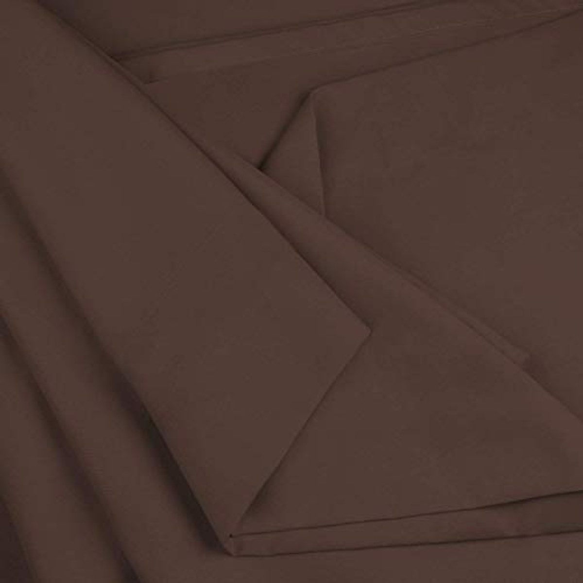 4-Piece BedSheets Set-800 Thread Count-100% Cotton Bedding Set for Short Queen Size Bed-Long Staple Cotton, Sateen Weave, Fits Upto 21'' Deep Pockets Fitted Sheet-Chocolate