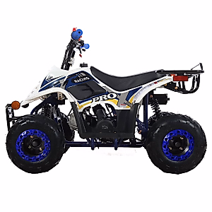 X-PRO Bolt 110 110cc ATV Quad Gas Powered 4 Wheeler ATVs Off Road 4 Wheelers(Blue)