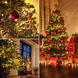 66FT 200 LED Fairy Lights Plug in with Remote and Timer, Waterproof String Lights Indoor Outdoor, Upgraded 8 Modes Twinkle String Lights for Bedroom Xmas Wedding Party (Warm White)