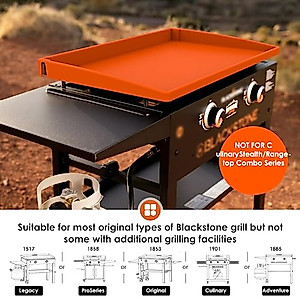 Upgraded Griddle Cover Mat Grill 28" Silicone Mat Cover, Full-edge Silicone Griddle Mat Design for Blackstone 28 Inch Grill,Protect Your Griddle from Rodents, Insects, Debris and Rust