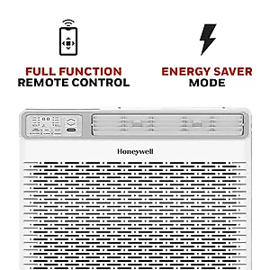 Honeywell 8,000 BTU Digital Window Air Conditioner, Remote, 4 Modes, Eco, 350 sq ft Coverage