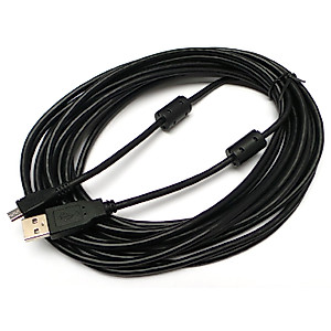 Importer520 20Ft Extra Long PS4 Controller Charging Cable w/ Ferrite Core for Playstation 4 Dual Shock 4