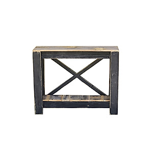 36" Combo X-Back Console (Black Combo)