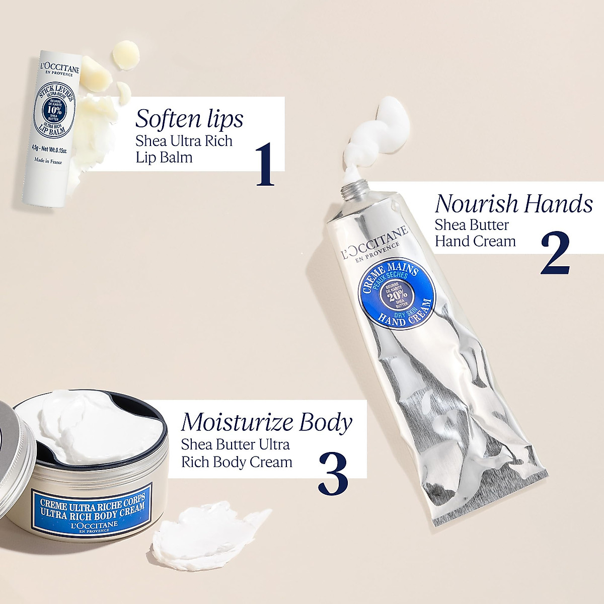 L'Occitane Ultra-Rich 10% Shea Butter Nourishing Lip Balm Stick, 0.07 oz (Pack of 1)