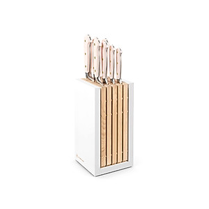 WÜSTHOF Classic Pink Himalayan Salt 8 Piece Knife Block Set