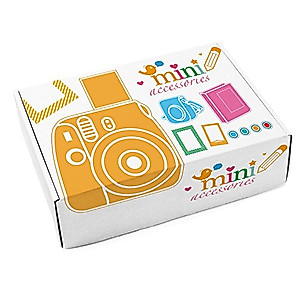 Leebotree Instant Camera Accessories Compatible with Fujifilm Instax Mini 11 Instant Film Camera Include Case/Album/Wall Hang Frames/Film Frames/Border Stickers/Corner Stickers (Lilac Purple)