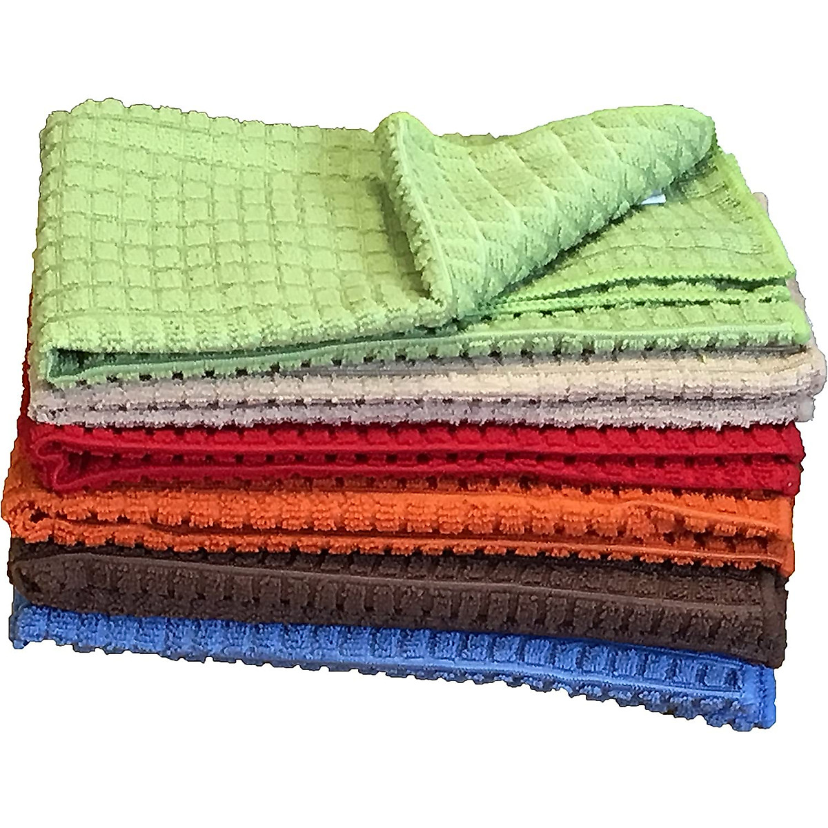 Petal Cliff Set of 6, Microfiber Ultra Absorbent Kitchen Towels Size: 16" x 19"