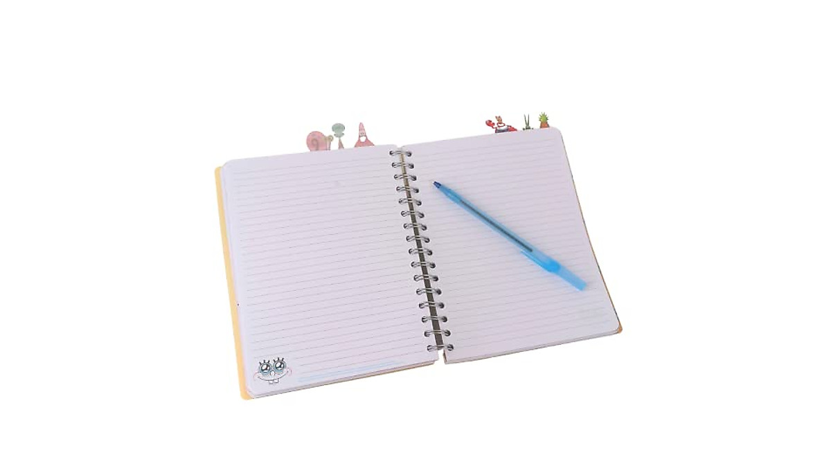 Spongebob Squarepants Tab Journal - 144 Lined Pages