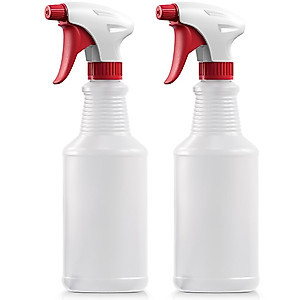 Bar5F Spray Bottle (16oz/2Pack) - Spray bottles for Cleaning Solutions, Wide Chemical Compatibility, FBA-Free, Garden, Grill, BBQ, Adjustable Nozzle