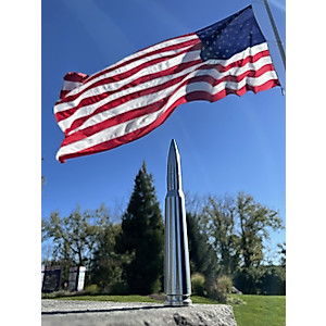 Bullet Antenna Car Truck Accessories for Ford F150 F250 F350 Super Duty Raptor Bronco Trucks Dodge RAM 1500 2500 3500 (Fits All Truck Model Years) Made with 6061 Billet Aluminum Construction