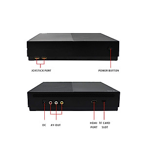 Haihuang Retro Game Console,4K HDMI Screen Pre-Installed 800 Classic Games,Video Game Console Game Speed FPS 1:1 Output with 2PCS Joystick