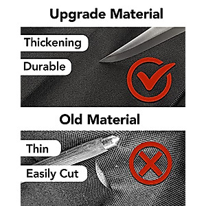 Wessleco Chef Knife Bag(5 Slots), Knife Case Nylon Kitchen Storage Knife Carrying Pouch Red