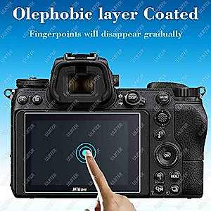 ULBTER Screen Protector for Nikon Z 7 Z 6 Z7 Z6 [2+2Pack], 0.3mm 9H Hardness Tempered Glass Cover