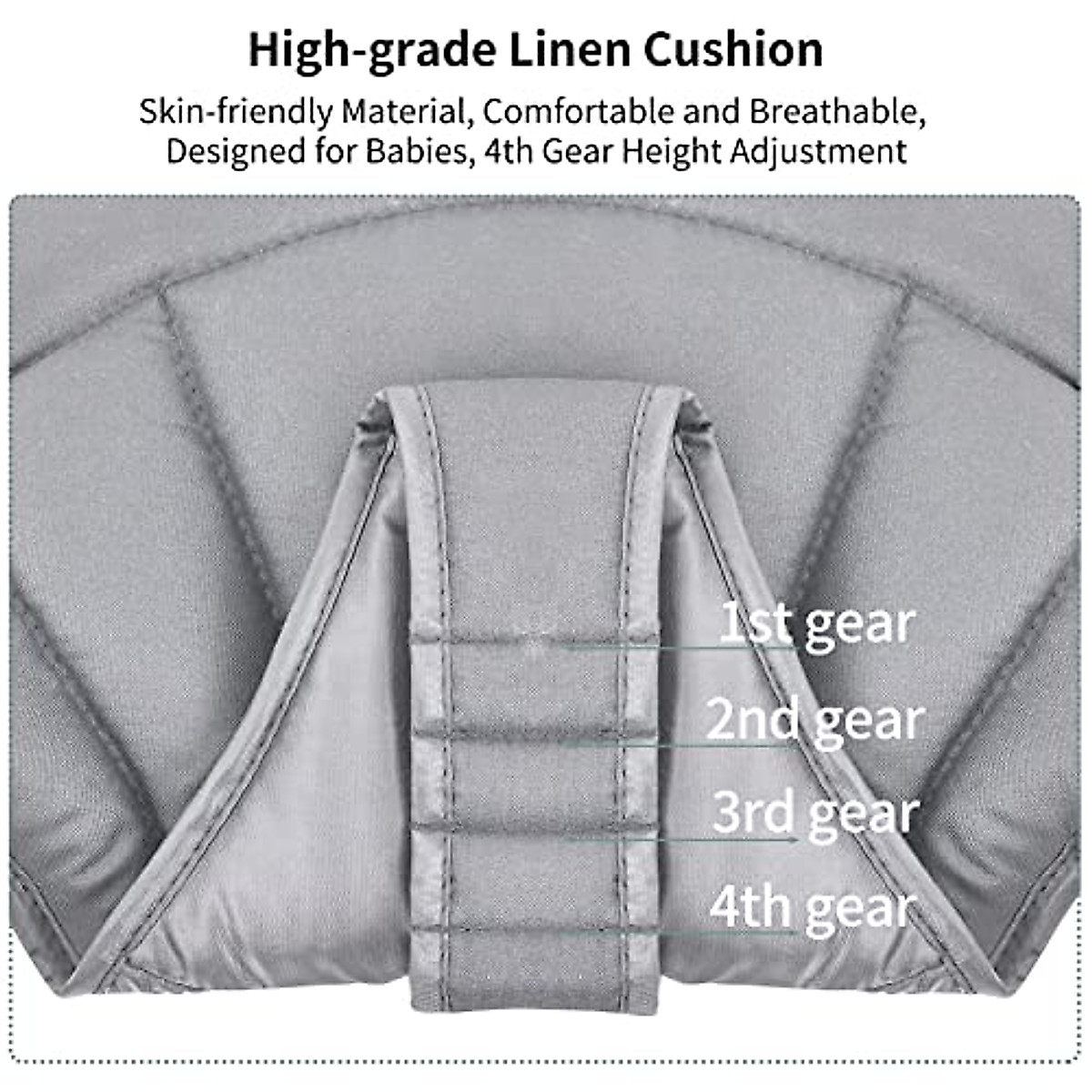 Baby Walker, Foldable 9-Gear Height Adjustable Baby Walker with Wheels, Infant Toddler Walker with Foot Pads, Baby Walkers and Activity Center, Baby Walkers for Baby Boys and Baby Girls 6-24 Months