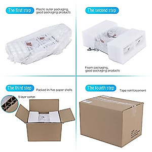 SPECTSUN 1 Pack Led Emergency Lighting White, Adjustable Square Head Emergency Light with Battery, White Emergency Light/Led Emergency Light/Emergency Lighting Fixture/Emergency Exit Light