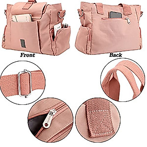 Scioltoo Satchel Handbags for Women,Cute Ladies Shoulder Cross Body Purses with Lots of Pockets Mult-Pockets Hobo Sturdy and Lightweight Satchel Khaki