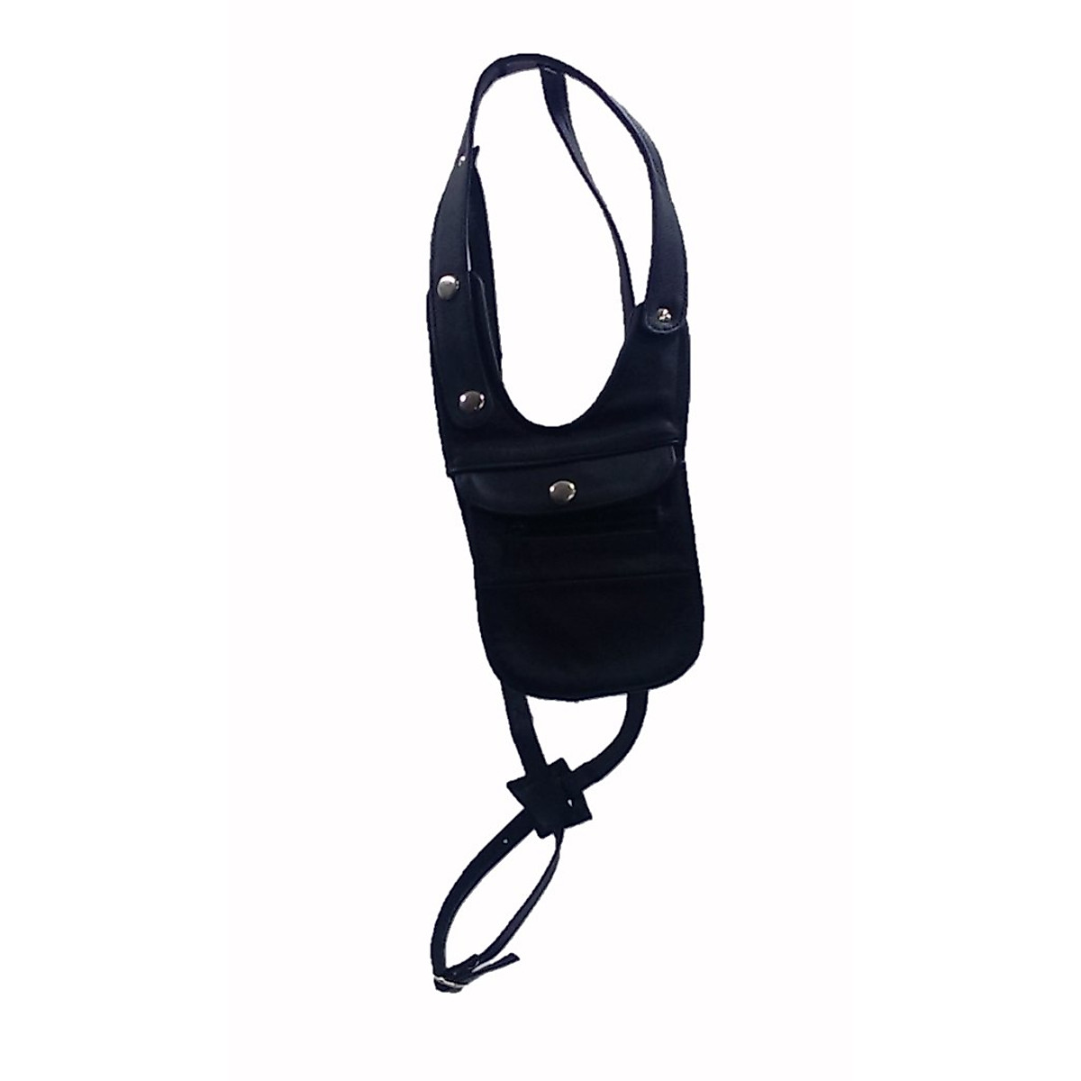 Sharpshooter Security Purse Money Belt Stash Sack Shoulder Holster Leather Passport Wallet