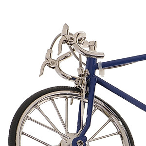 Taotenish 1:10 Scale Racing Bike Model Replica Bicycle Toy Collections Kids Gift - Dark Blue