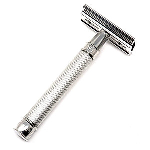Edwin Jagger 3ONE6 Stainless Steel Knurled DE Safety Razor