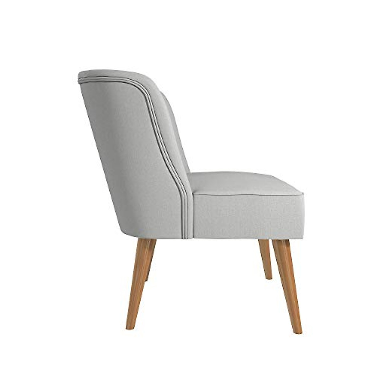 Novogratz Brittany Upholstered Accent Chair - Light Gray