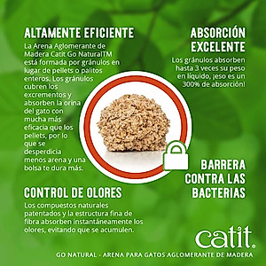 Catit Go Natural Wood Clumping Cat Litter 6.4 lb