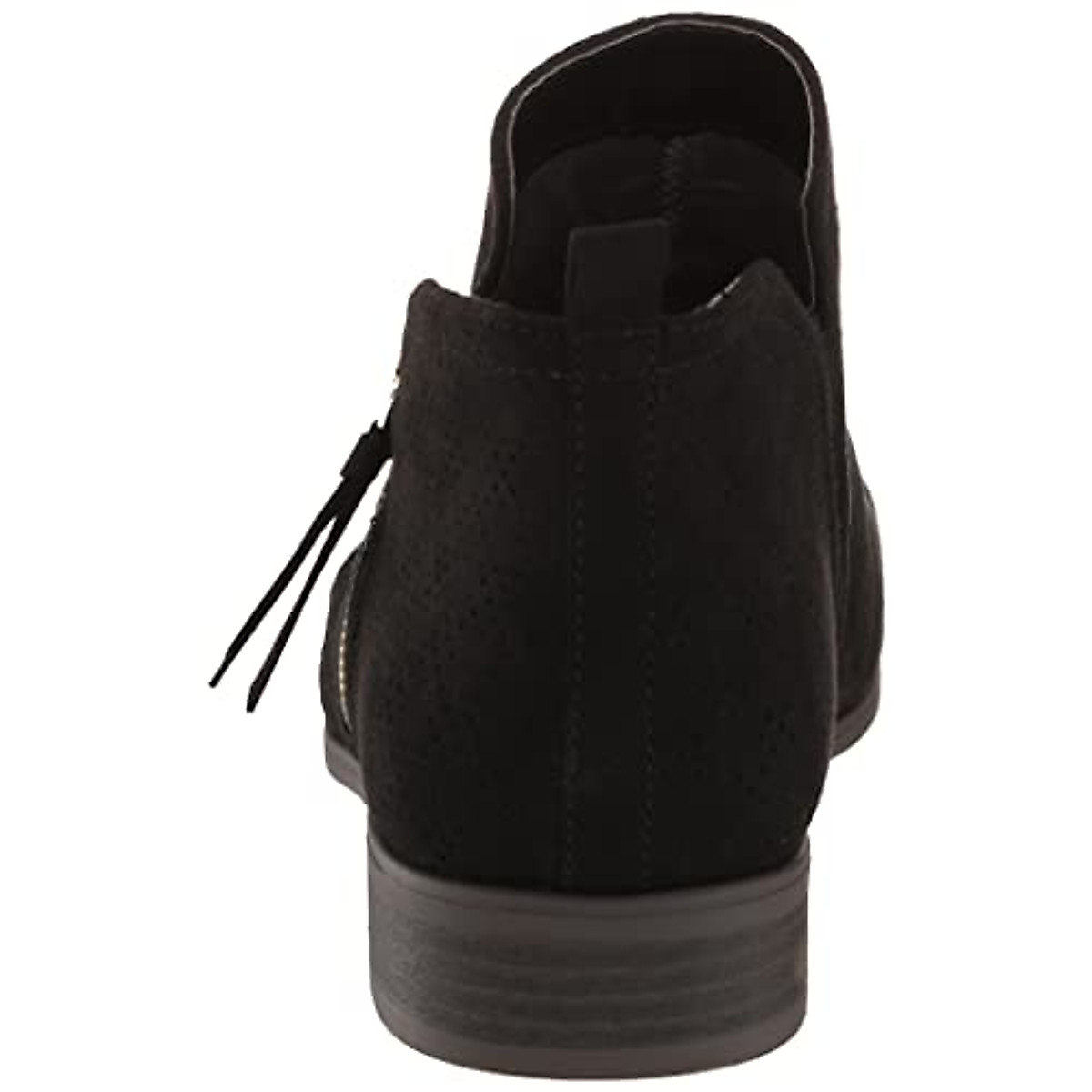 Dr. Scholl's Shoes Women's Rate Zip Ankle Boot Black Microfiber 9 W