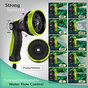 IMPACTHOR Garden Hose Reel Cart - 4 Wheels Heavy Duty Hose Cart, Nozzle & Waterproof Cover Cart Included - Holds up to 250 Feet 5/8 Inch Hose