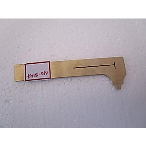 Handy Sliding Gauge Brass Vernier Caliper Ruler Measuring Tool Double Scales mm/inch Mini Brass Pocket Ruler : (100mm)