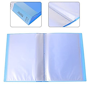 NUOBESTY Plastic Folders Filling Writing Size Home Holder Organizing File Accordion Materials Expanding Board Clip Folders Organizers Documents Files Folder Protectors Bag Cover Exam