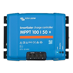 Victron Energy SmartSolar MPPT 100V 50 amp 12/24-Volt Solar Charge Controller (Bluetooth)