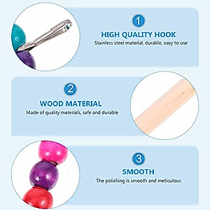 YARNOW Wooden Toys Indoor Hammock Indoor Hammock Climbing Toys 2 Pcs Wooden Bid Swings Bid Limbing Swing Ng Swing Swing Toys Toys Olof Paot Bird Toy Bird Toy Bird Toy Indoor Swing