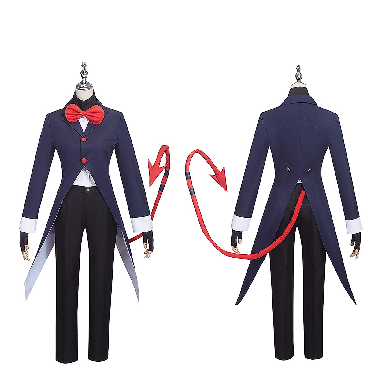 AwwwCos Anime Moxxie Cosplay Costume Men Outfits Full Set Hotel Hallween M