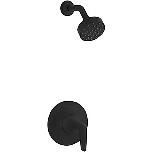Kohler K-TS22028-4 Tempered Shower Only Trim Package with Single Function Shower, Matte Black