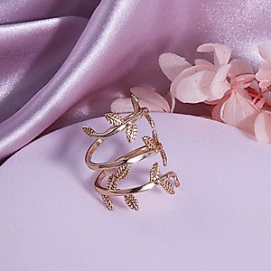 Helen de Lete Flower Vine S925 Sterling Silver Adjustable Ring