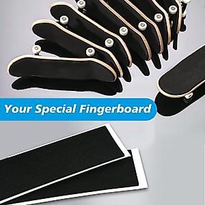 Haisalin 30Pcs Fingerboard Foam Grip Tape, 38mmX110mm Fingerboard Grip Tape,Foam Grip Tape for Fingerboards(30)