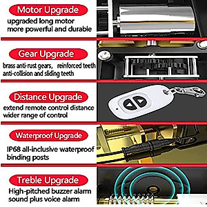 SSQUZA Parking Barrier, Carport Auto Space Lock,Automatic Remote Control Parking Lock,Car Park Driveway Guard Saver with Remote Controls Easy Installation for Home,Office,Business,Automaticsensor