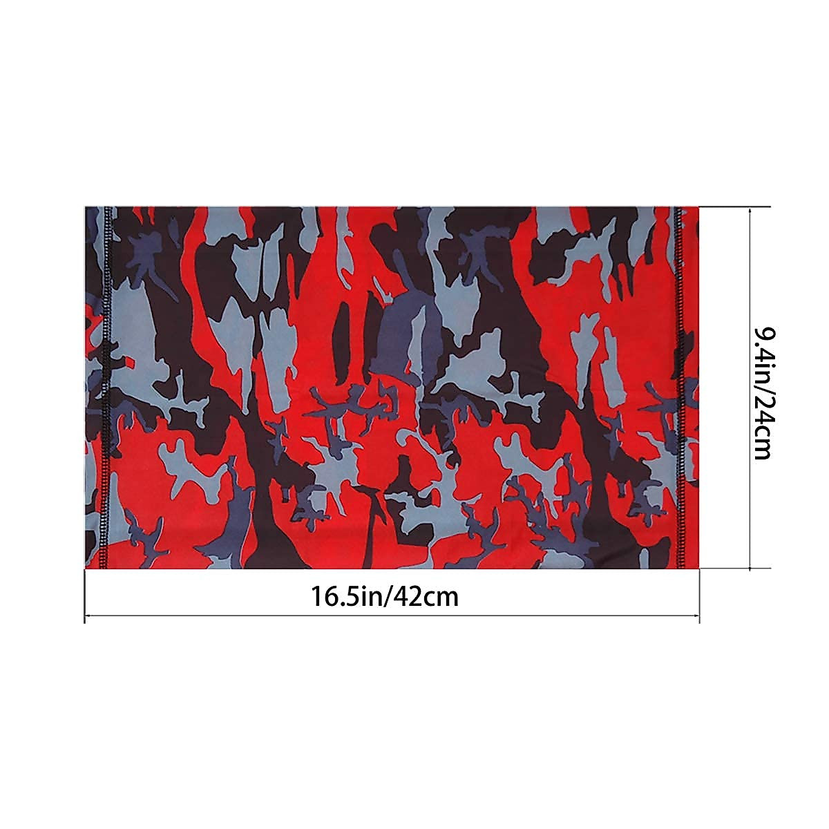 Neck Gaiter Balaclava Bandana Headwear, 2020 Latest Camouflage Summer Cooling Face Cover, Scarf Mask-Dust Sun Protection (Navy)