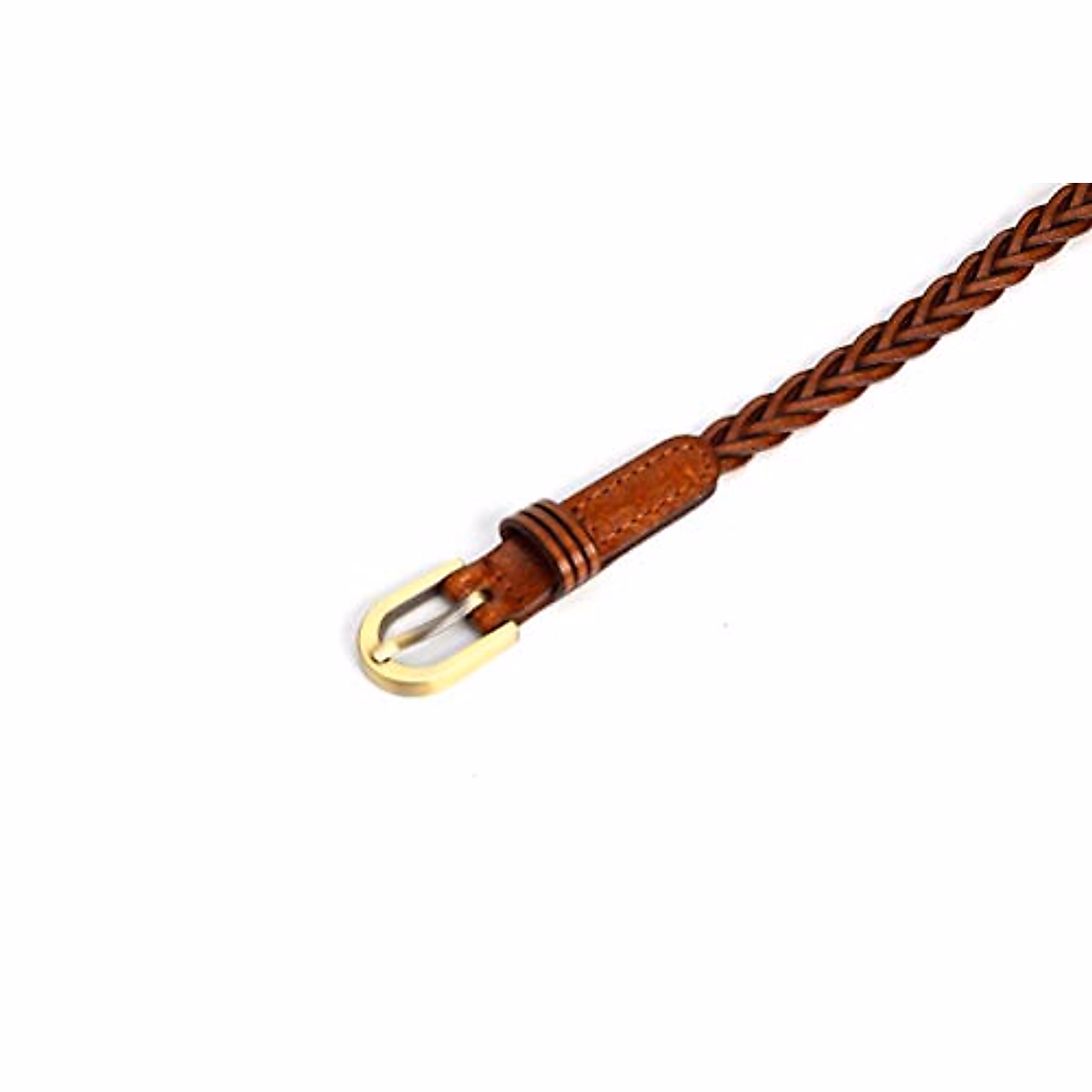 VOCHIC Womens Braided Waist Belt for Large Dress and Shirt Pants Skinny Woven Strap