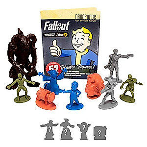 Toynk Fallout Nanoforce Series 1 Army Builder Figure Collection - Boxed Volume 3 | Vault Boy | Power Armor | Deathclaw | Special Edition Collectible Gaming Figures |