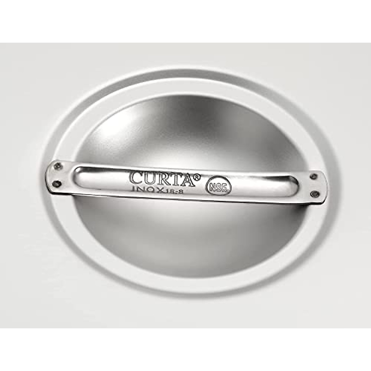 CURTA 6 Pack Anti-Jam Hotel Pans with Lids, 1/6 Size 6 Inch Deep, NSF Commercial 18/8 Stainless Steel Chafing Steam Table Food Pan with Covers