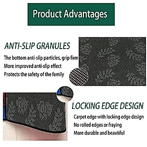 Anime Rug Thickened Non-Slip Locking Edge Large Size Customized Area Rug, Cartoon Mats Carpet Decoration for The Bedroom Living Room Dormitory 24x36 inch,14