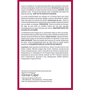 GREAT CLIPS Solutions Nourishing Leave-In Conditioner | 8oz Spray | Detangles and Hydrates Hair