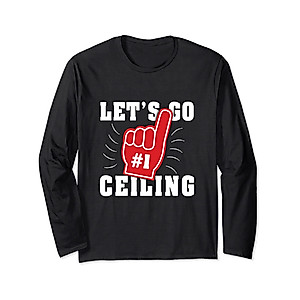 Let's Go Ceiling Lazy Halloween Costume Ceiling Fan Costume Long Sleeve T-Shirt