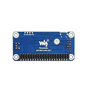 Waveshare SX1262/SX1268 LoRa HAT, Compatible with Raspberry Pi 5/4B/3B/Zero/Zero W/Zero 2W/Pico/Pico W/Pico WH, UART Interface, SX1262 868M LoRa HAT