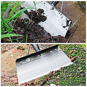 Multifunctional Cleaning Shovel, 2024 New Multi-Functional Outdoor Garden Cleaning Shovel, Farm Weeding Planting Shovel, Heavy Duty Garden Tool for Digging, Lawn Edging and Weed Removal (20CM)